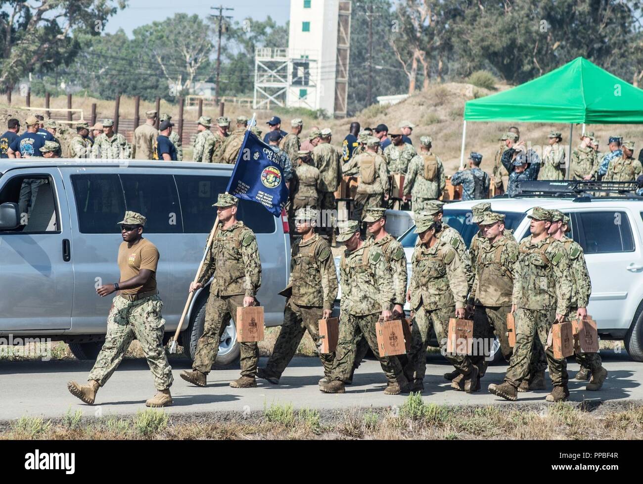 PORT HUENEME, Calif., (August 24, 2018) Chief petty officers (CPO) and ...