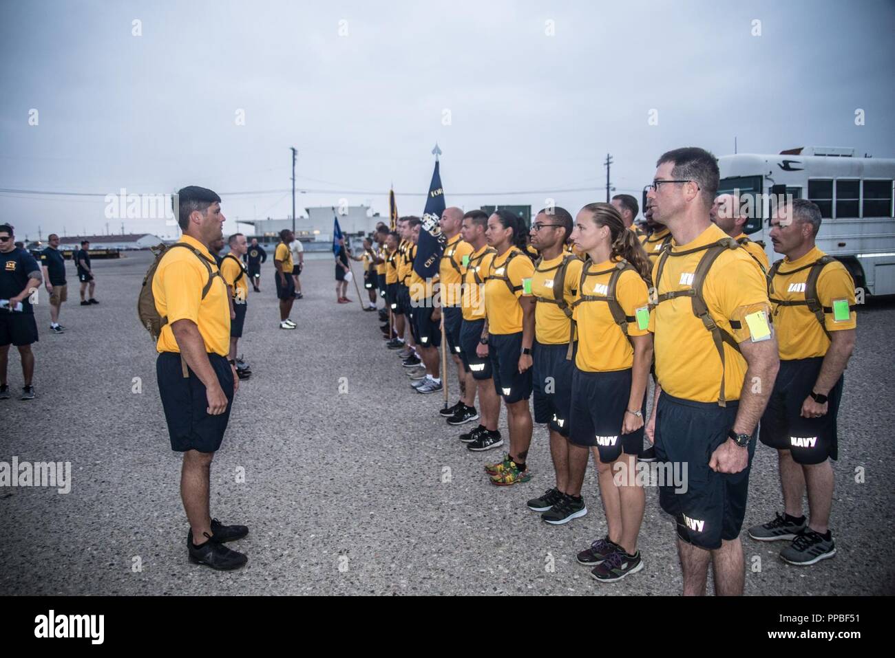 PORT HUENEME, Calif., (August 24, 2018) Chief petty officers (CPO) and ...