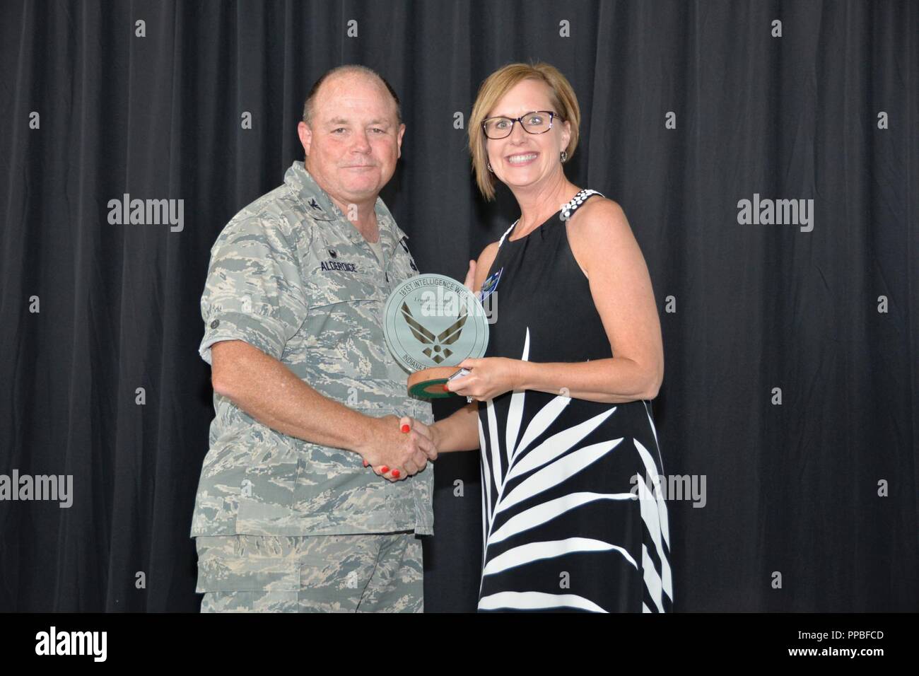 U.S. Air Force Colonel Christopher R. Alderdice, commander, 181st ...