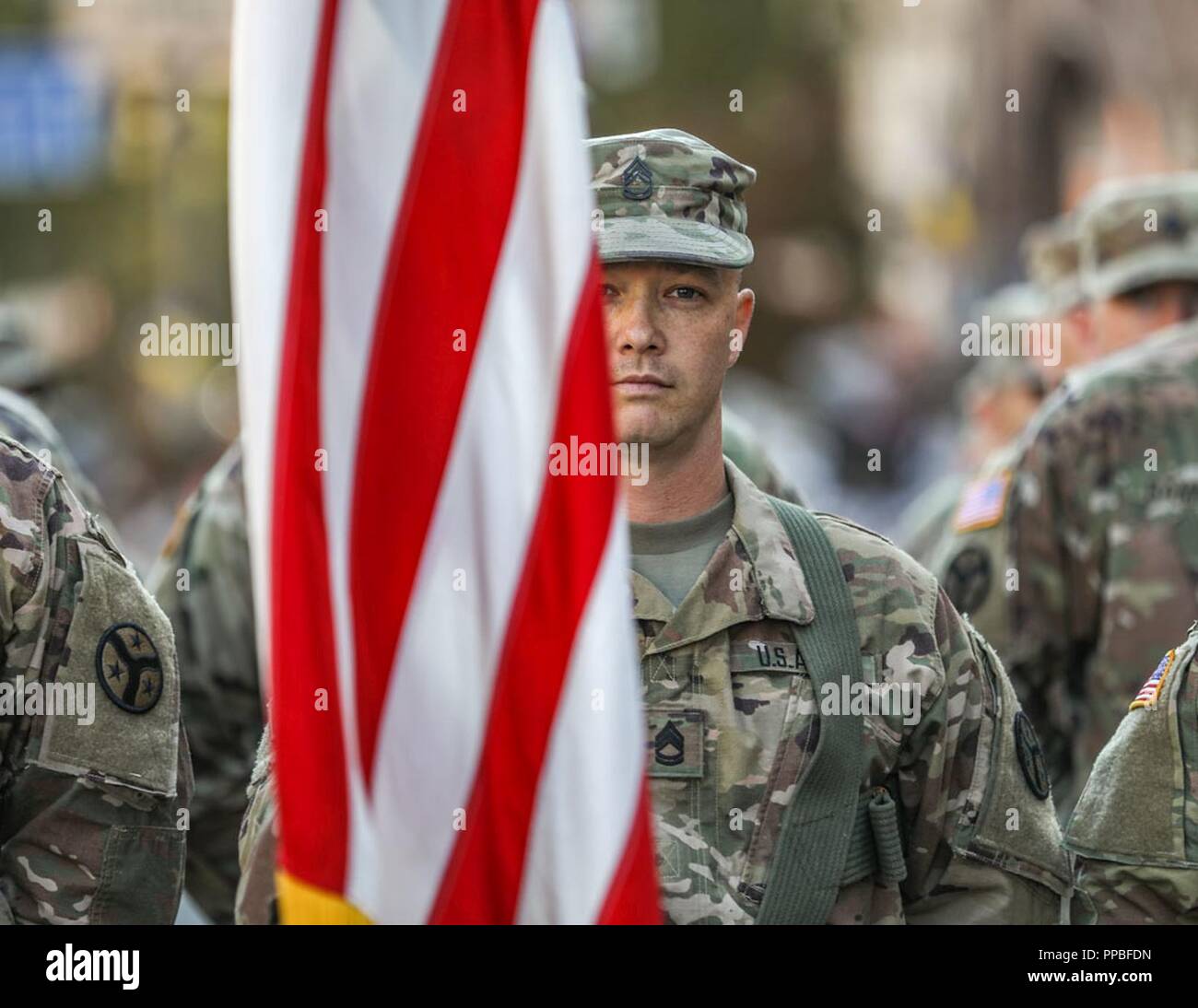 Sfc. Brian Lamm from the 278th Armored Cavalry Regiment out of ...