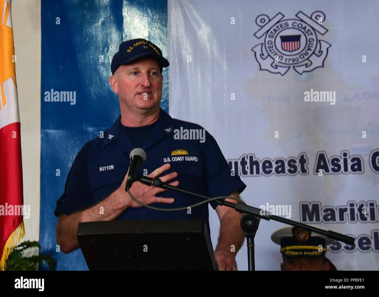 MANILA, Philippines (August 27, 2018) Capt. James Sutton, Coast Guard ...