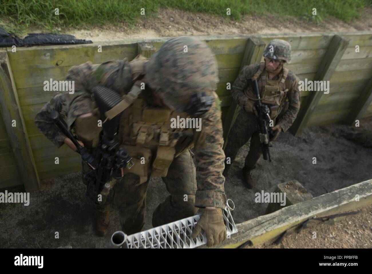 A U.S. Marine with Company A., 2nd Light Armored Reconnaissance ...