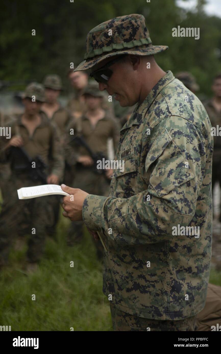 A U.S. Marine with Company A., 2nd Light Armored Reconnaissance ...