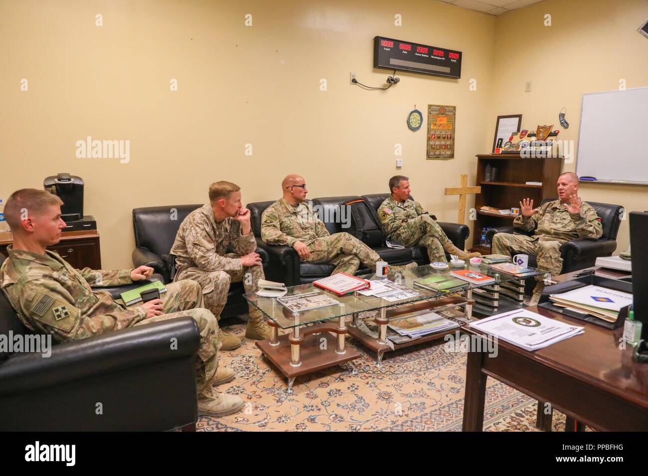 KANDAHAR AIRFIELD, Afghanistan (August 27, 2018) --- U.S. Army Brig ...