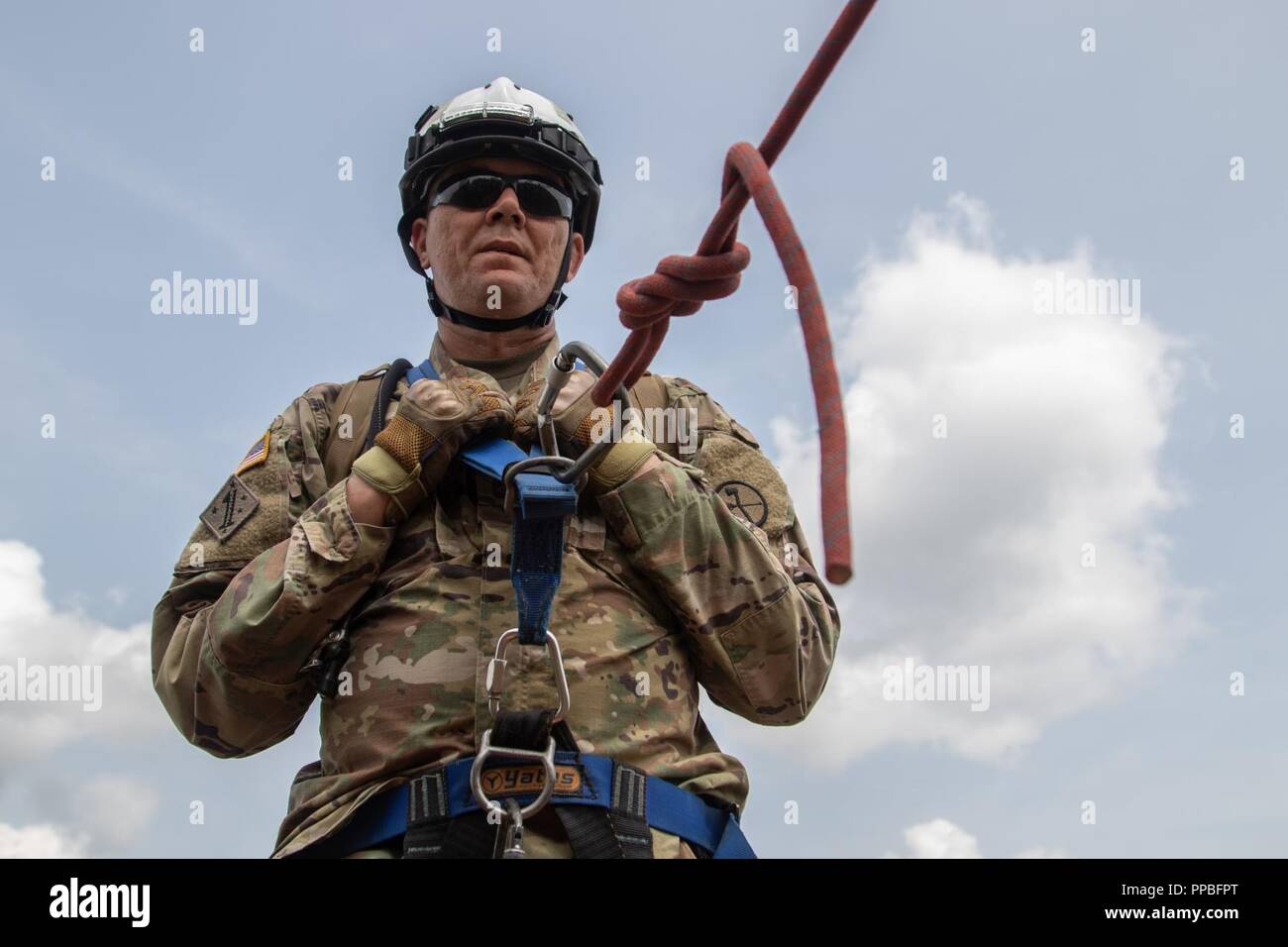 West Virginia Army National Guard Sgt. 1st Class James Hindman is ...