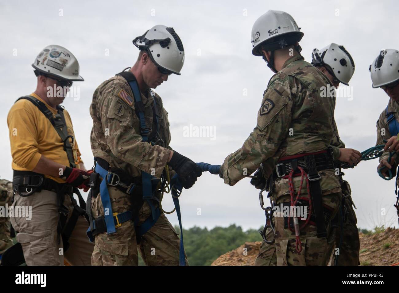 West Virginia Army National Guard soldiers of the Army Interagency ...