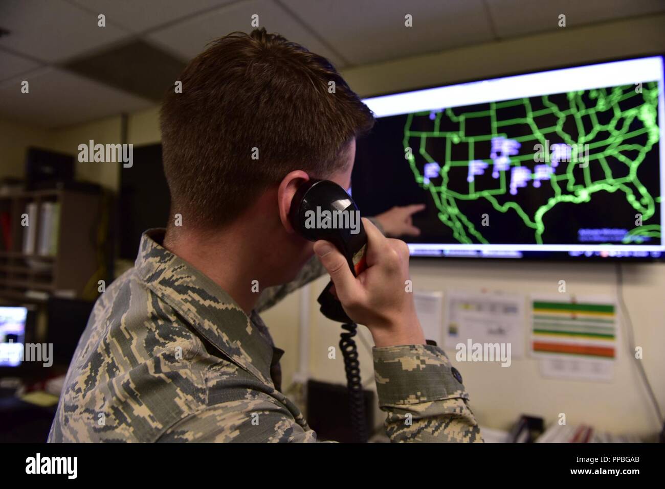 Airman 1st Class Kole Ralstin 377th Maintenance Squadron airfield ...