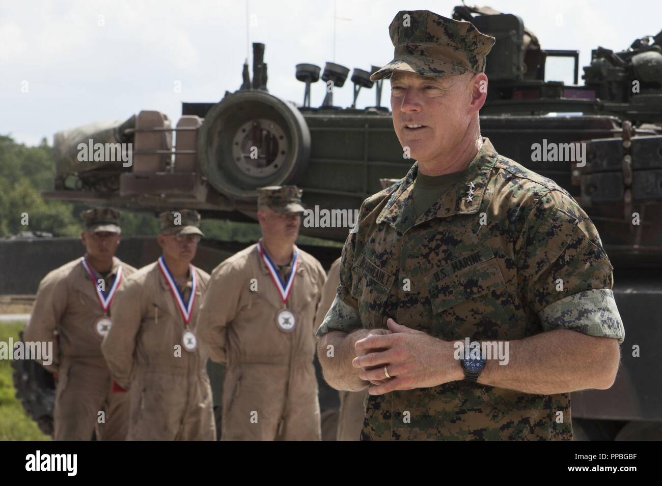 Lt. Gen. Brian D. Beaudreault, the deputy commandant of Plans, Policies ...