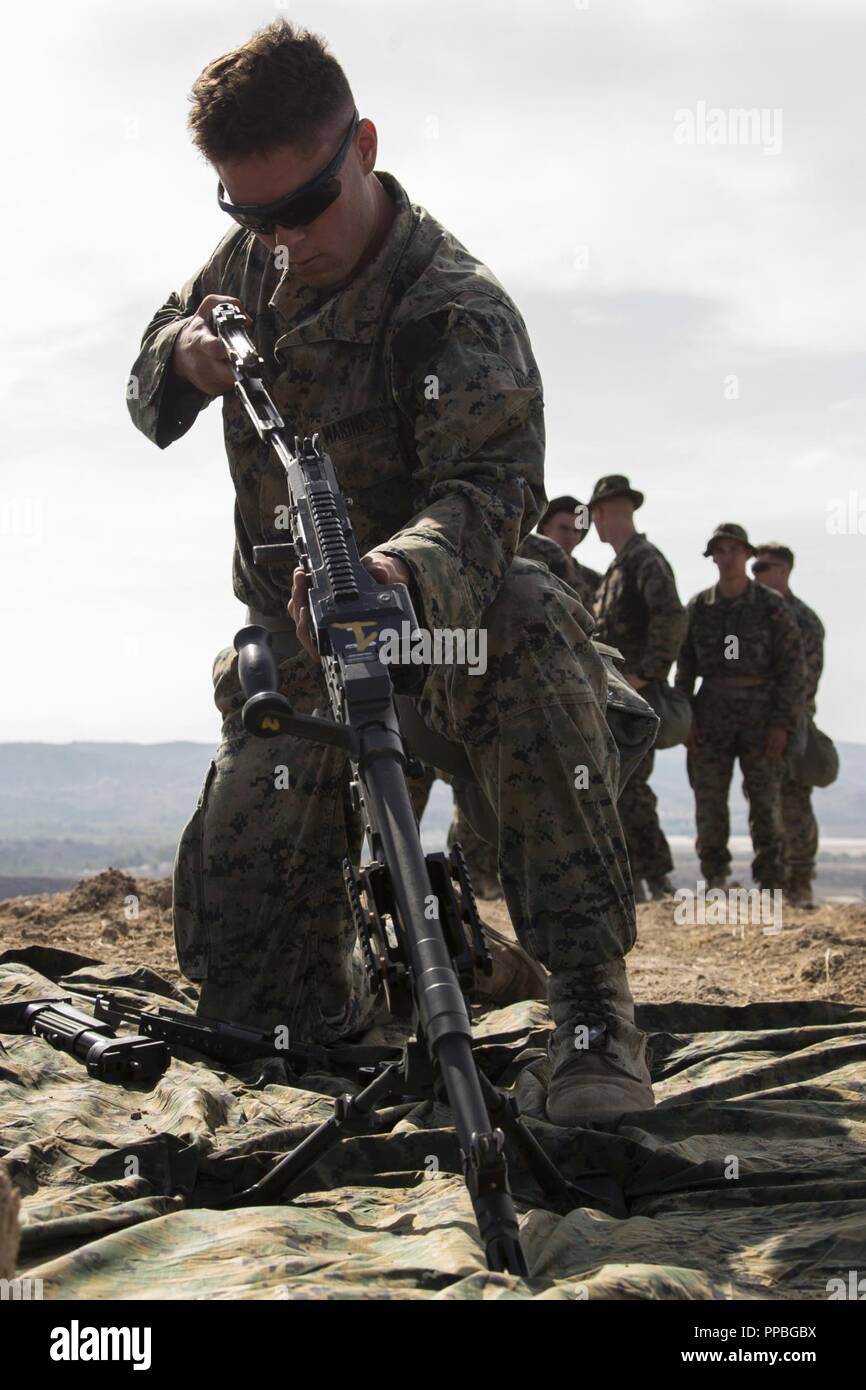 U.S. Marine Corps Lance Cpl. Nathan A. Duffel, an anti-tank missile ...