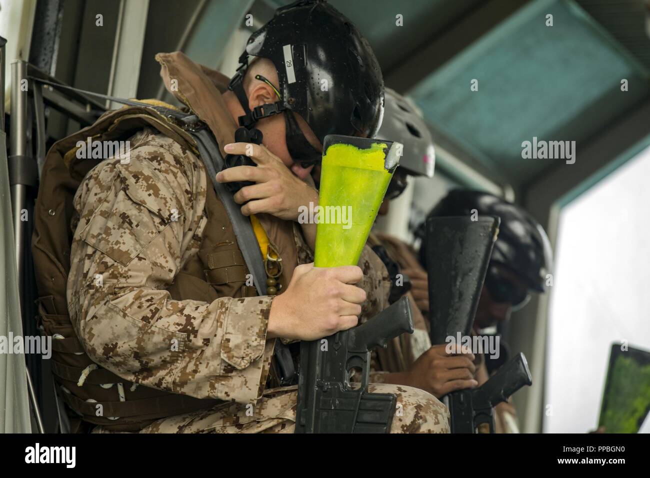 U.S. Marine Corps Lance Cpl. Zackary McLimans, a Machine Gunner ...