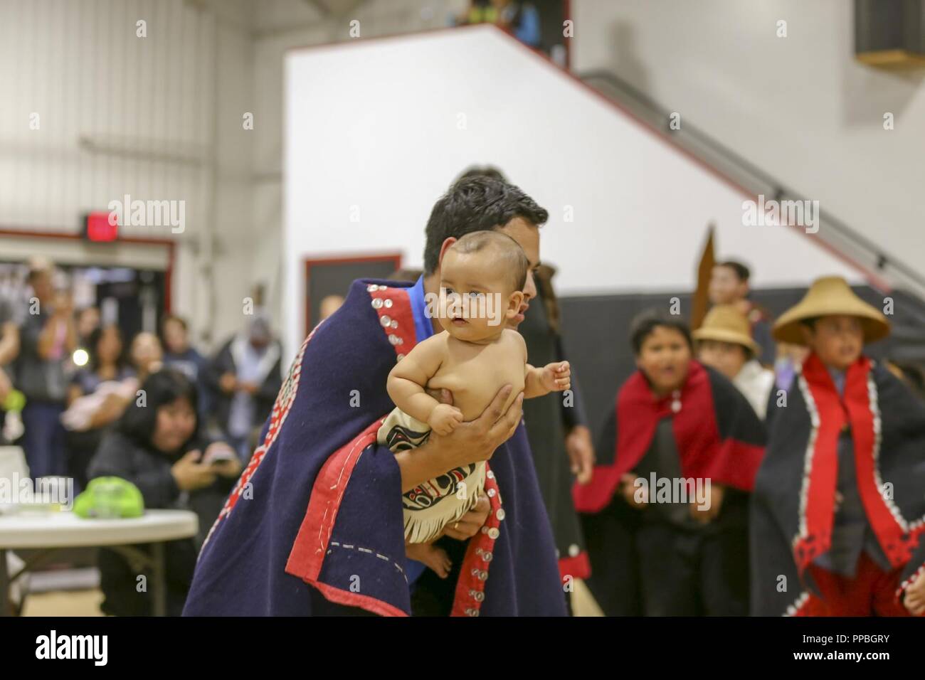 The city of Klawock hosts a veteran totem pole raising celebration at ...