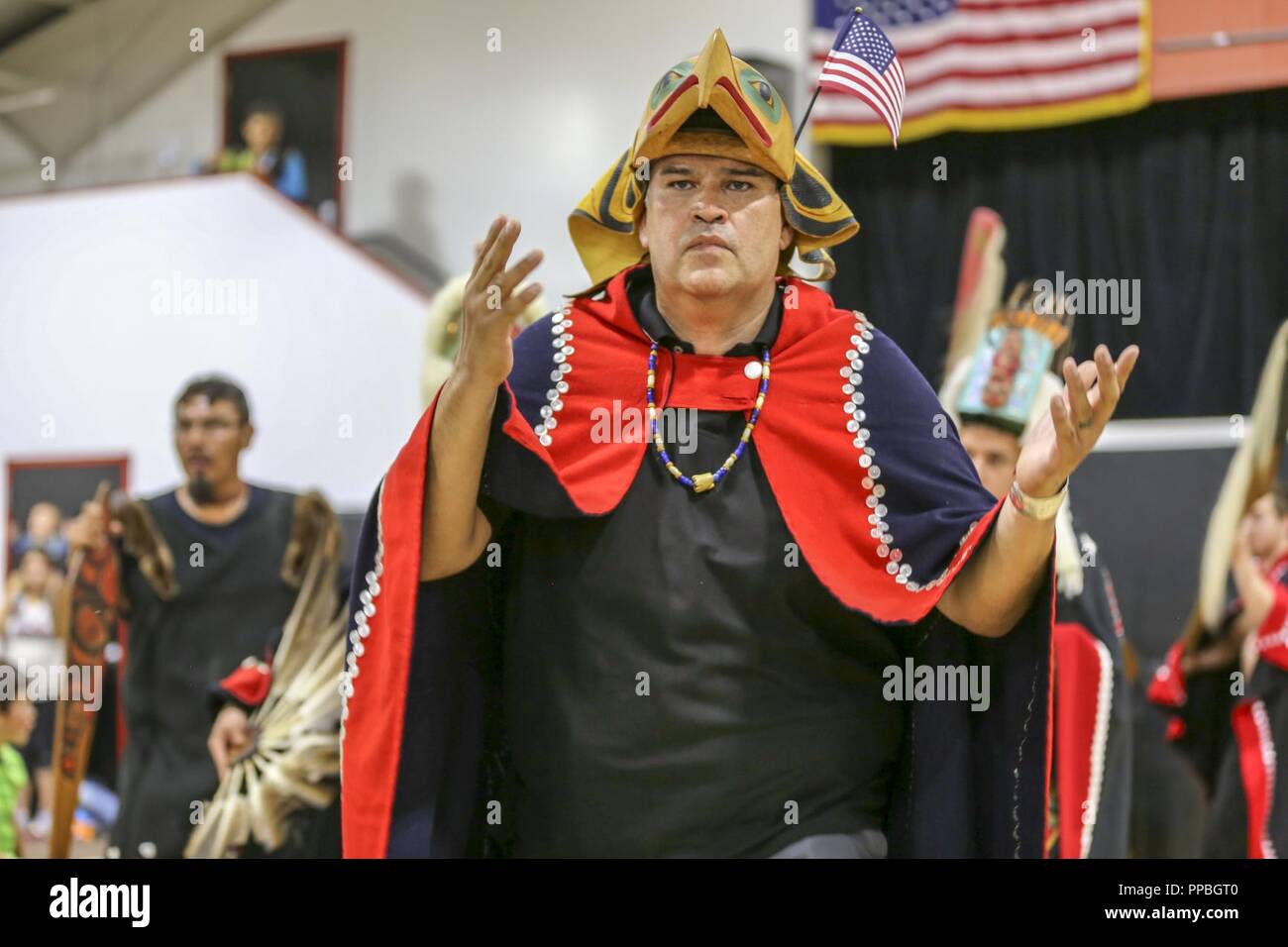 The city of Klawock hosts a veteran totem pole raising celebration at ...