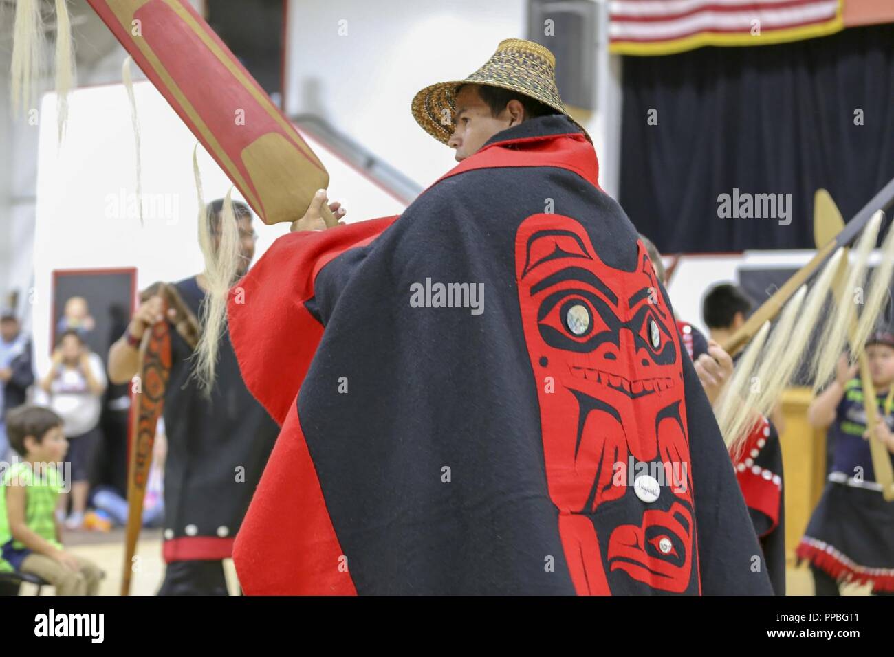 The city of Klawock hosts a veteran totem pole raising celebration at ...