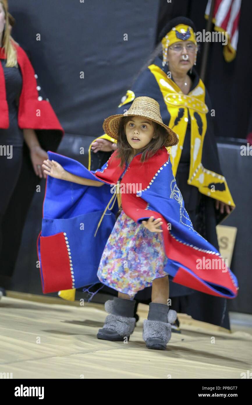 The city of Klawock hosts a veteran totem pole raising celebration at ...