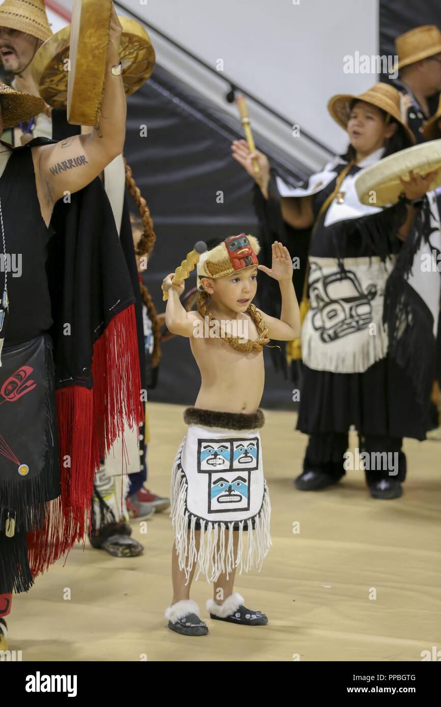 The city of Klawock hosts a veteran totem pole raising celebration at ...