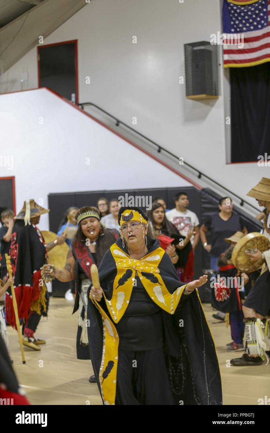 The city of Klawock hosts a veteran totem pole raising celebration at ...