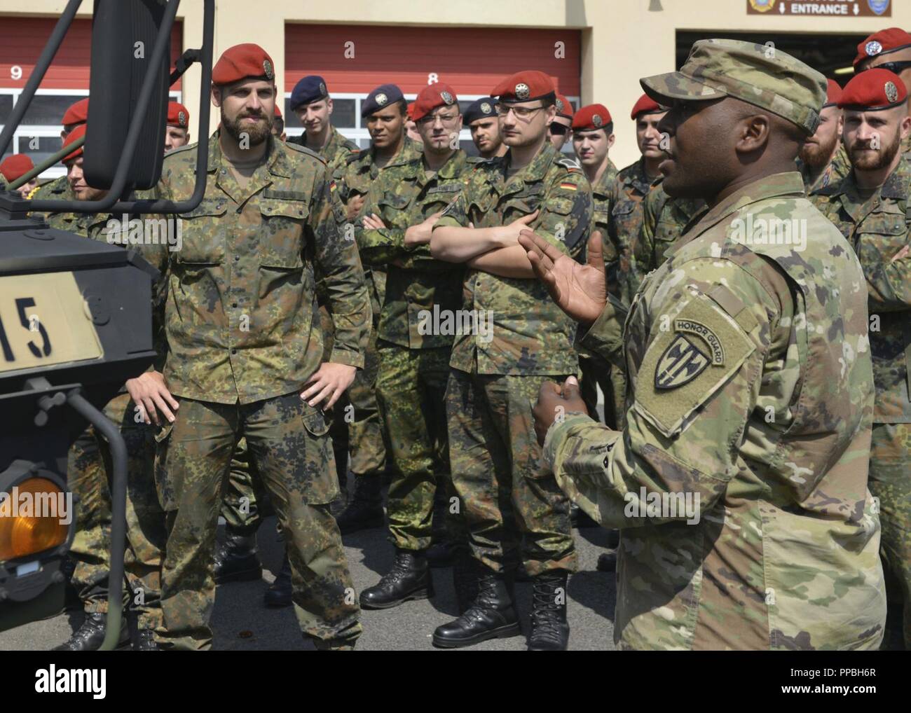 Members of Bundeswehr, 6th company Military Police Regiment traveled to ...