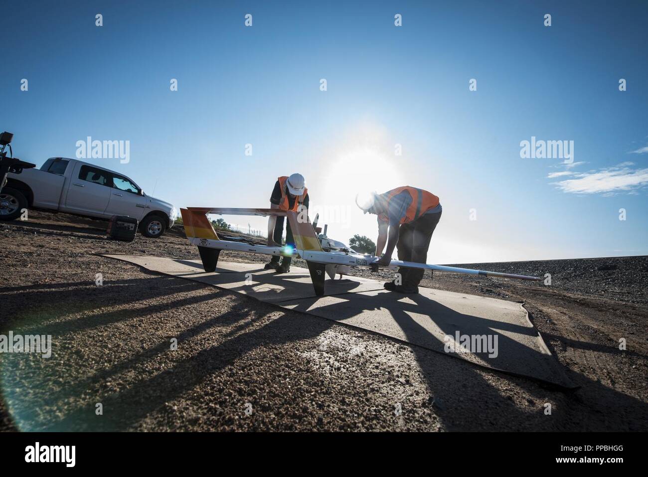 Brett Dokken and Stephen Marshall, unmanned aerial vehicle pilot ...