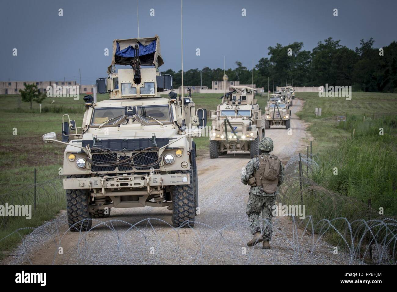 CAMP SHELBY, Miss. (Aug. 17, 2018) Mine resistant-ambush protected ...
