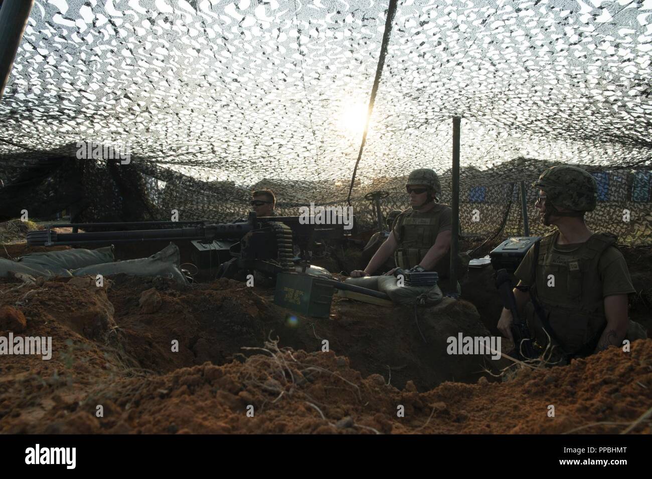 CAMP SHELBY, Miss. (Aug. 25, 2018) Seabees assigned to Naval Mobile ...