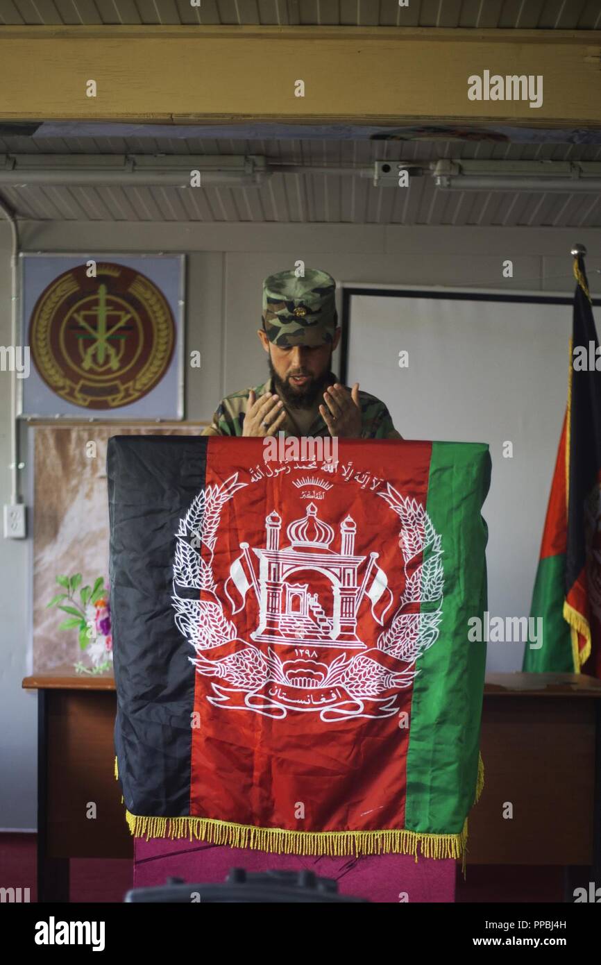 HELMAND PROVINCE, Afghanistan (August 26, 2018) – A soldier with the ...
