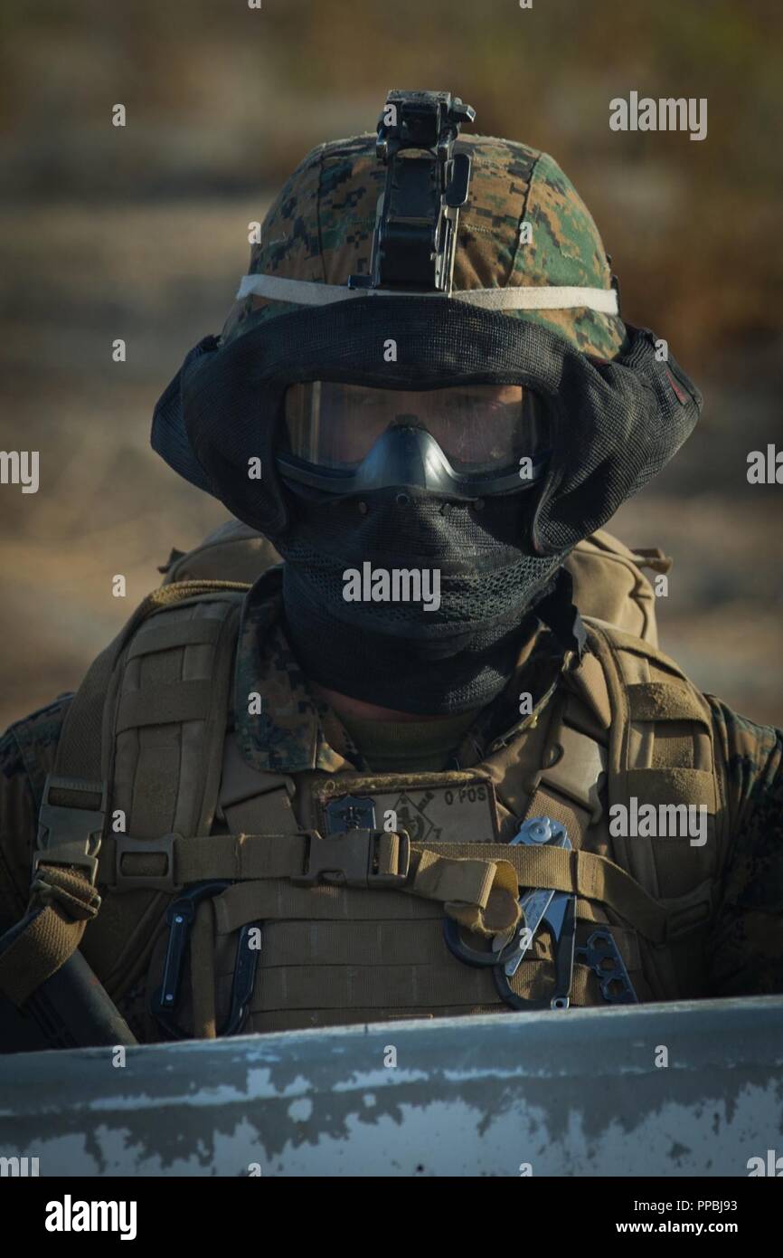 U.S. Navy hospitalman 3rd class Peter Hendrickson, with 2nd battalion ...
