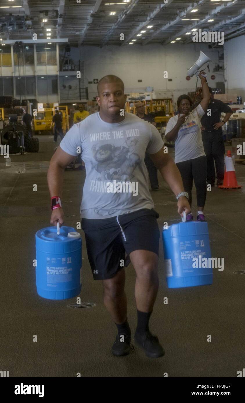 ATLANTIC OCEAN (Aug. 27, 2018) Aviation Electronics Technician 2nd ...