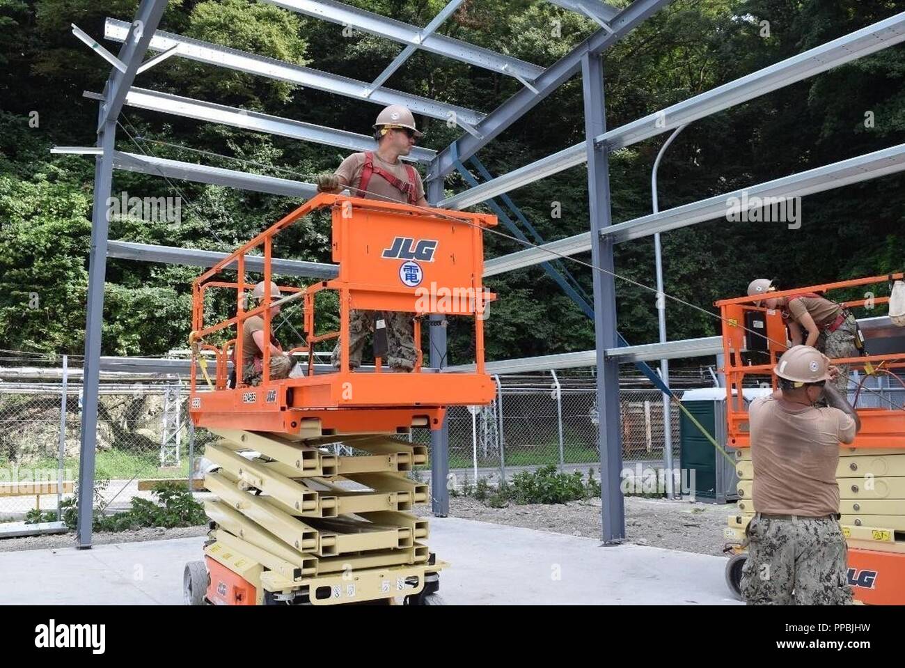 Seabees, assigned to Naval Mobile Construction Battalion (NMCB) 5 ...