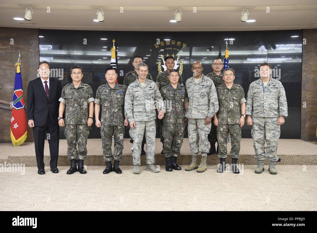 Gen. CQ Brown, Jr., Pacific Air Forces commander, and Lt. Gen. Kenneth ...