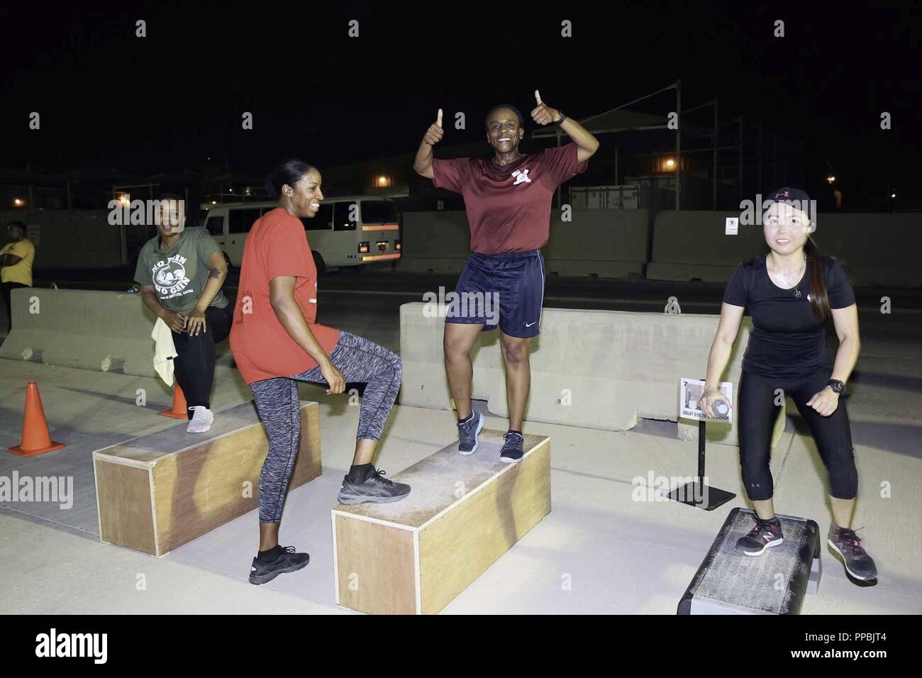 Camp As-Sayliyah, Qatar – U.S. Army Command Sgt. Maj. Cynthia Reed of ...