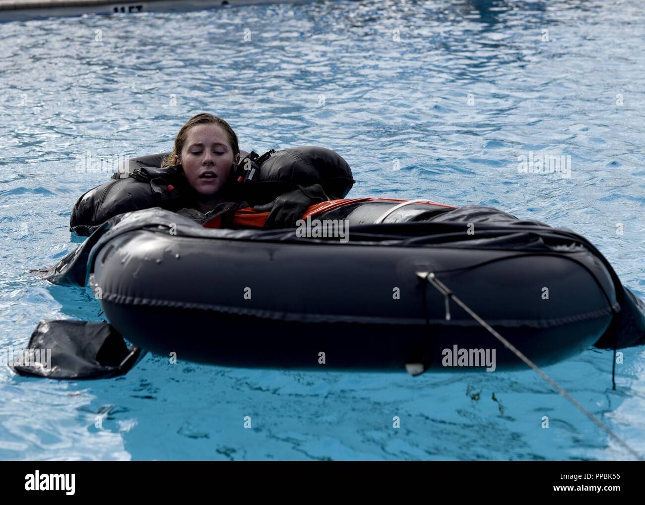 Water survival emergeny training hi-res stock photography and images ...