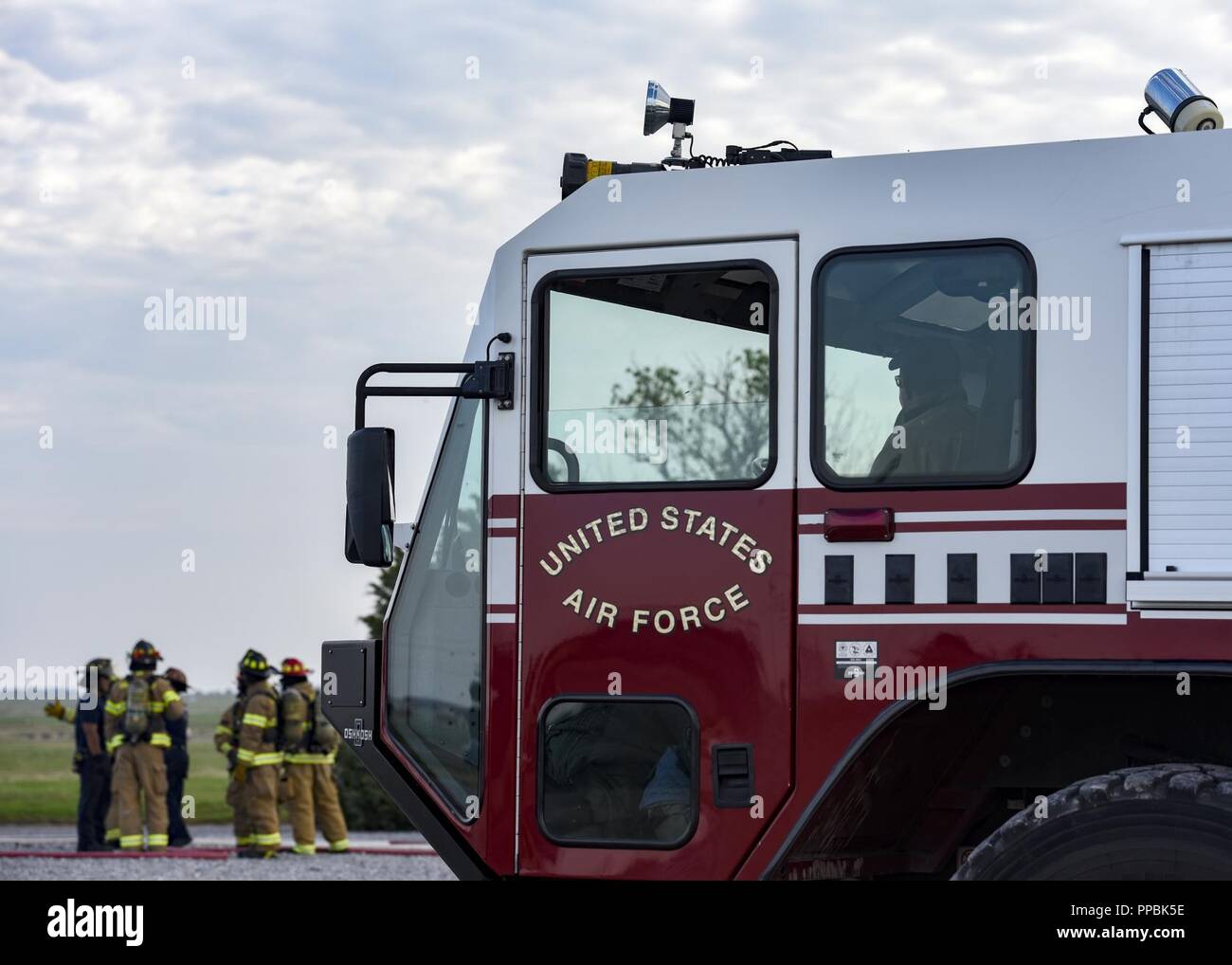 Sheppard Air Force Base fire department get ready before heading into ...