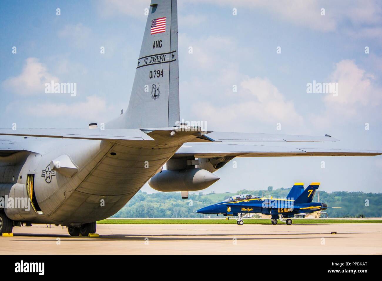 U.S. Navy Lt. Andre Webb, aircraft #7 pilot with the Navy Flight ...