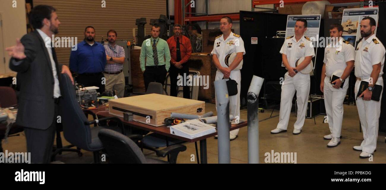 DAHLGREN, Va. (Aug. 16, 2018) – Dr. Chris Lloyd, High Energy Laser ...