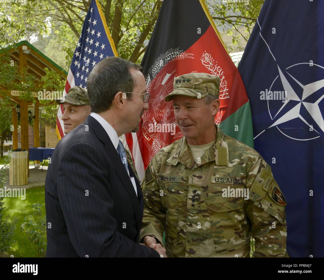 KABUL, Afghanistan (September 2, 2018) -- John Bass, U.S. Ambassador to ...