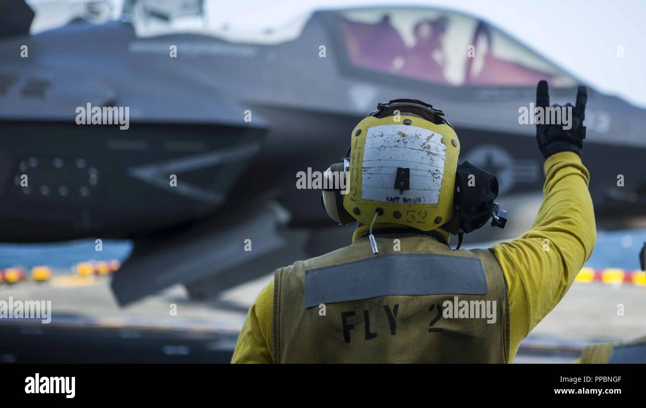 INDIAN OCEAN – U.S. Navy Sailor Petty Officer 3rd Class Alexander Turla ...