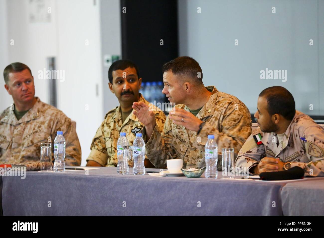 ABU DHABI, United Arab Emirates (Aug. 29, 2018) – U.S. Marine Corps Maj ...