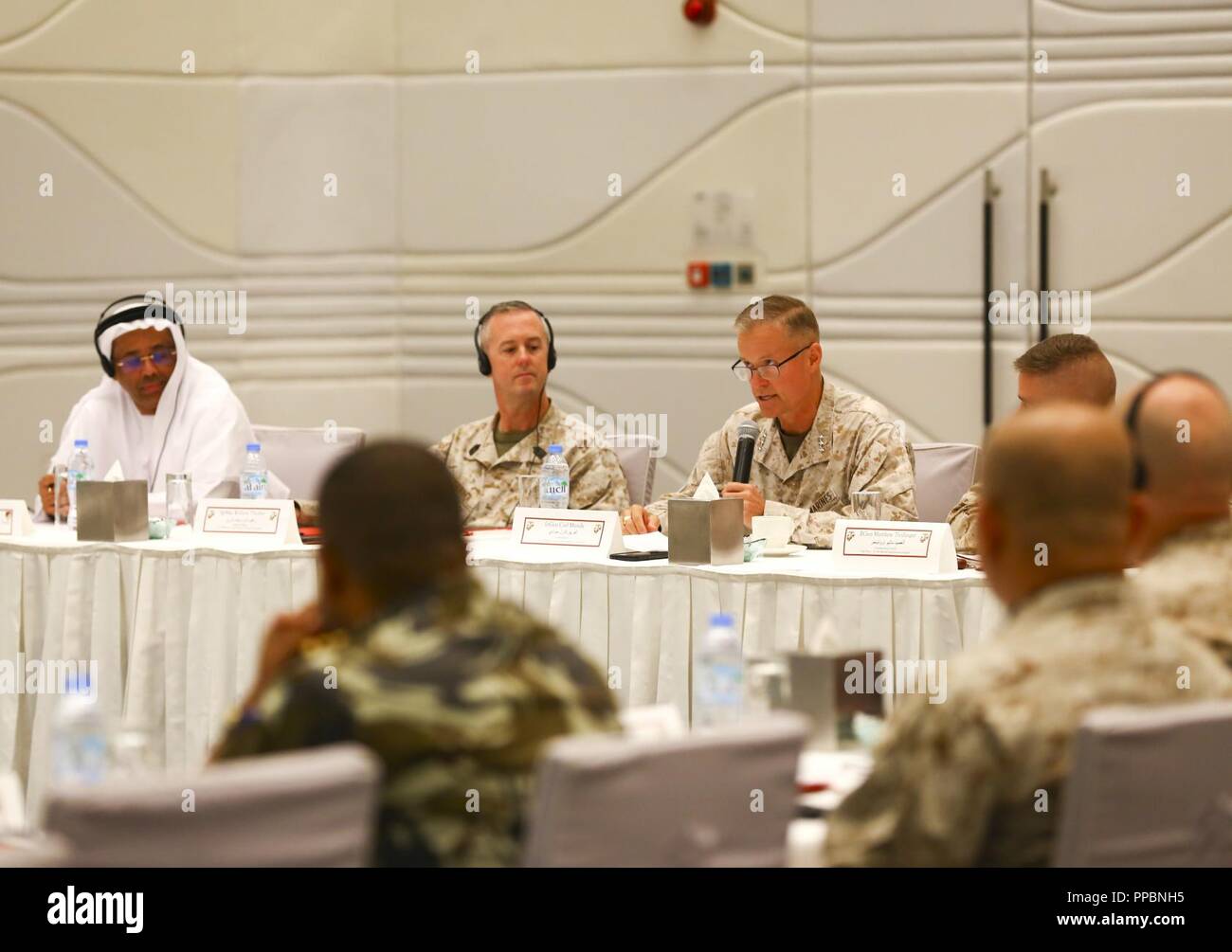 ABU DHABI, United Arab Emirates (Aug. 27, 2018) – U.S. Marine Corps Lt ...