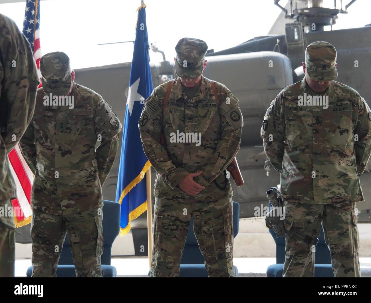 U.S. Air Force Maj. Gen. Chad Franks, left, Deputy Commander of the ...