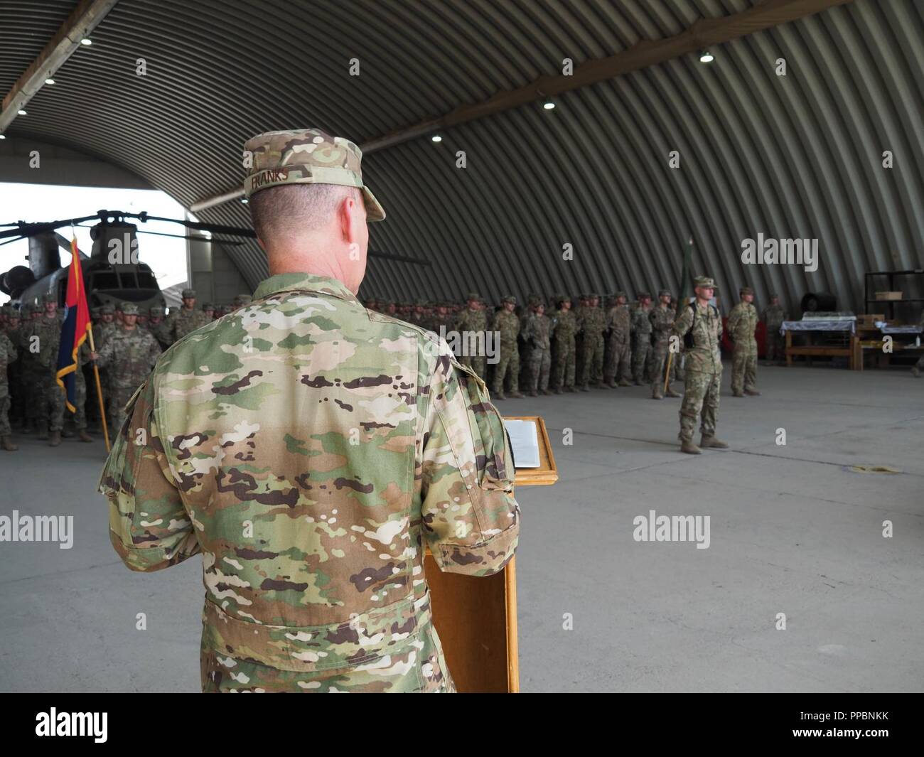 U.S. Air Force Maj. Gen. Chad Franks, Deputy Commander of the Combined ...