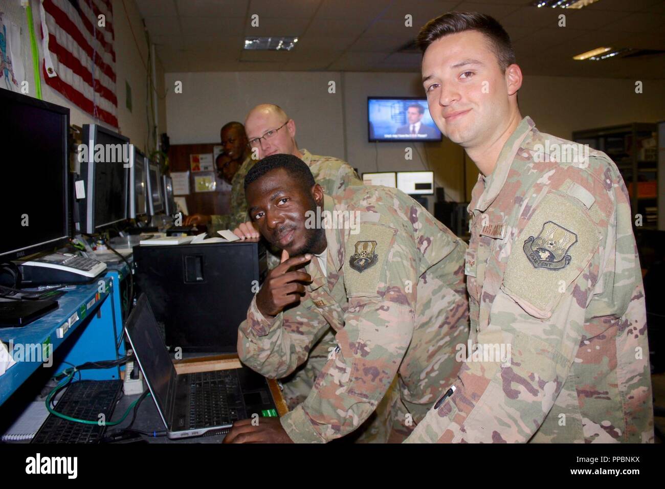 The 379th Expeditionary Communications Squadron provides vital ...