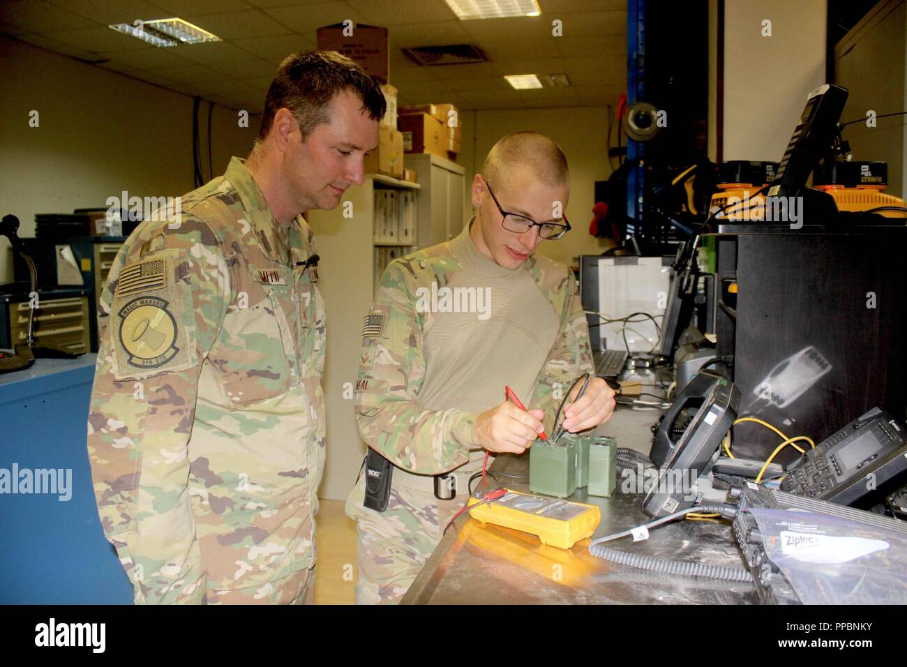 The 379th Expeditionary Communications Squadron provides vital ...
