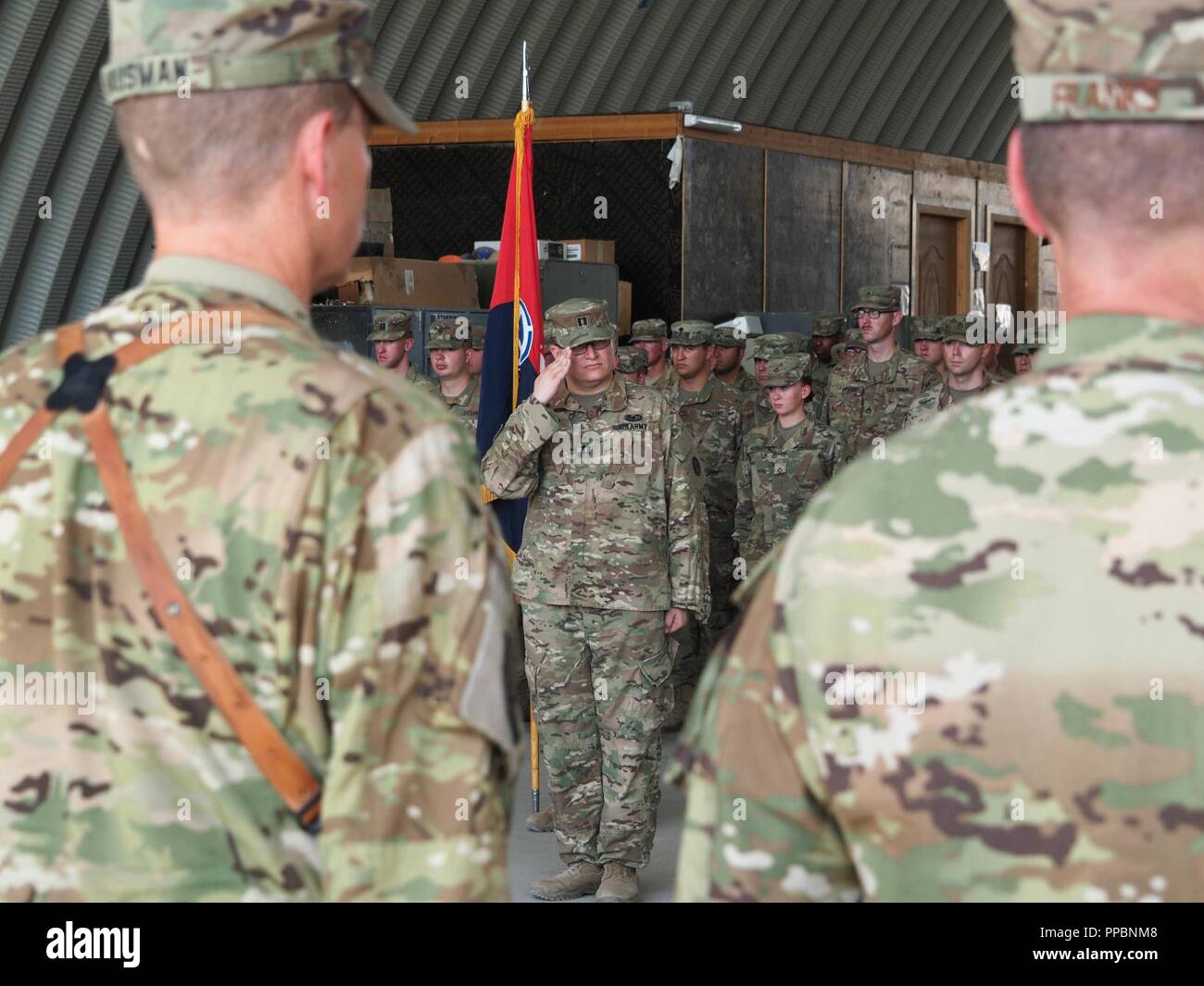 U.S. Army National Guard Capt. Joshua Kolden, the Assistant Airfield ...