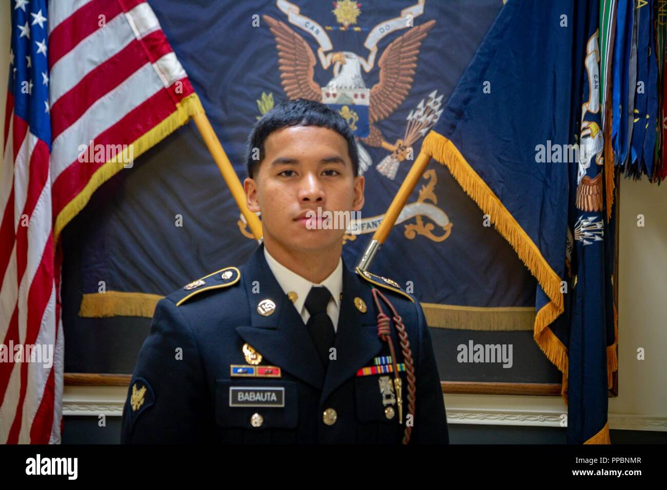 Spc. John Babauta Signal, Support Systems Specialist of Headquarters ...