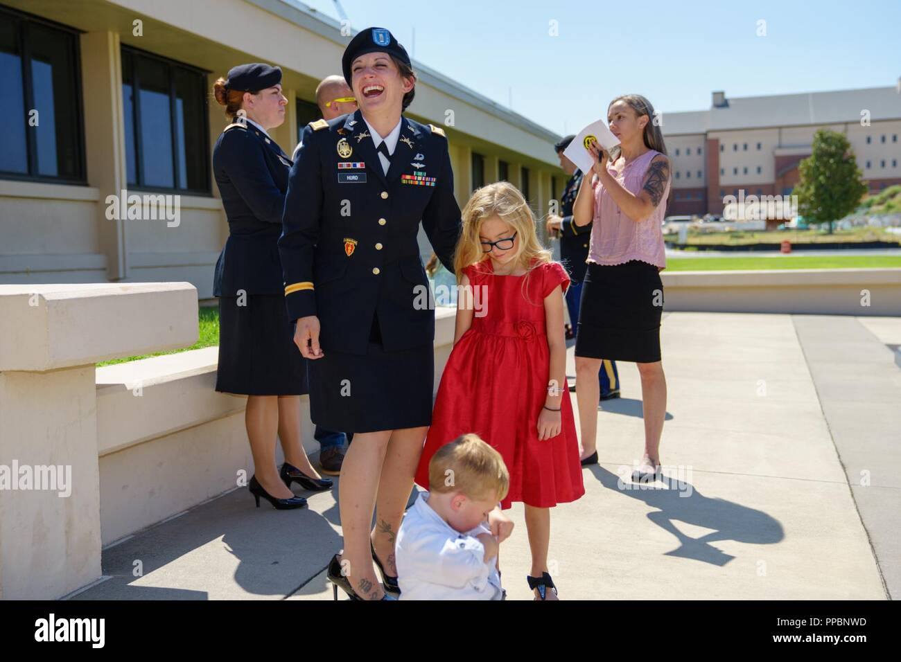 FORT BRAGG, N.C. - 2nd Lt. Ashley Hurd spends some time with her ...