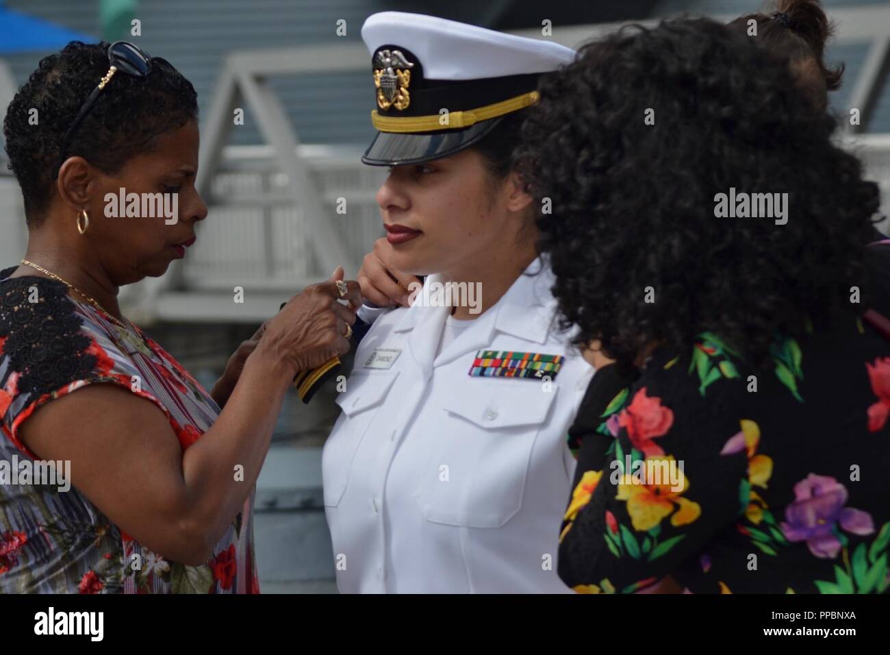 Lieutenant Erica Diamond, from the Naval Medical Center-Portsmouth, was ...