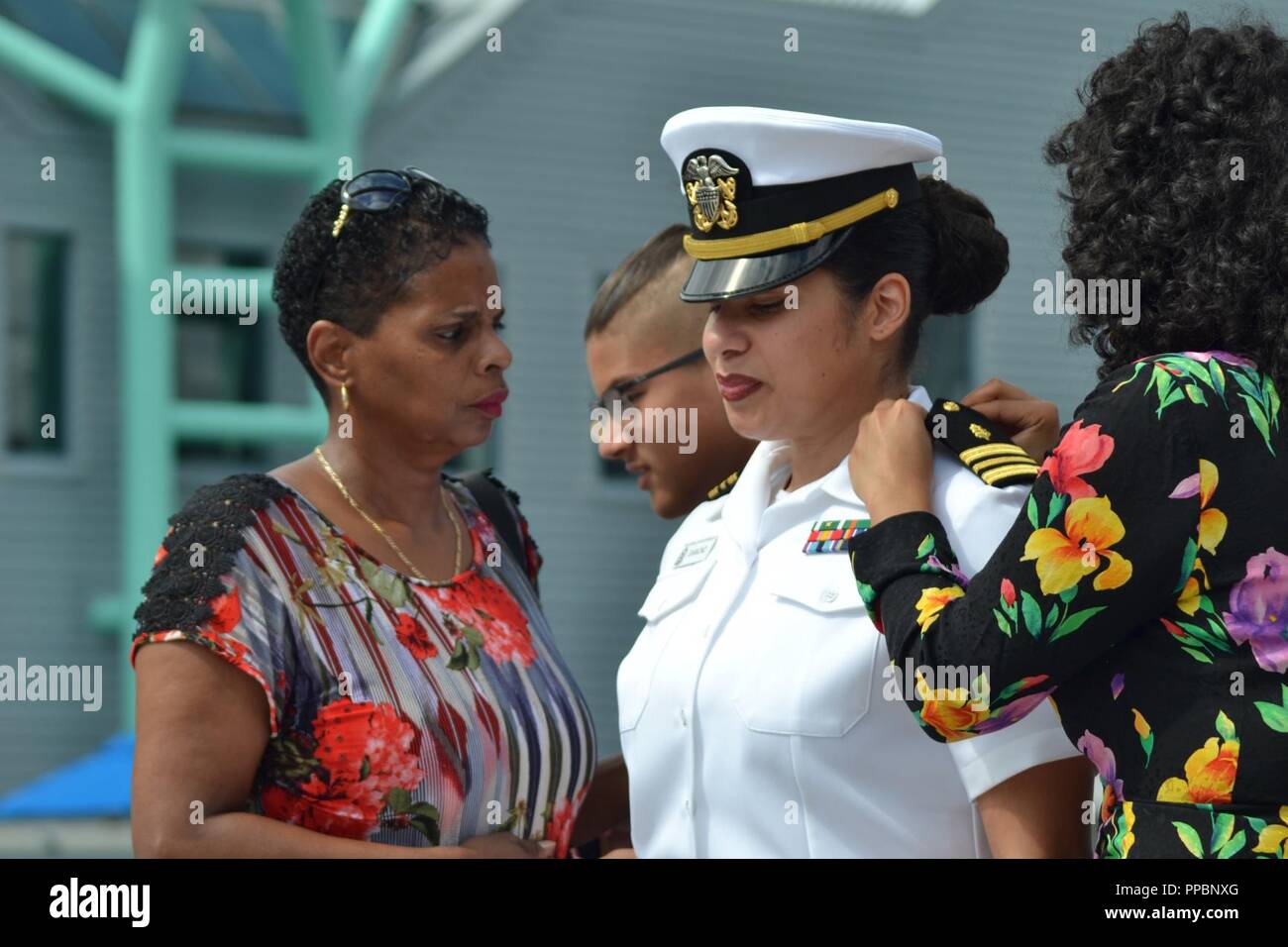 Lieutenant Erica Diamond, from the Naval Medical Center-Portsmouth, was ...