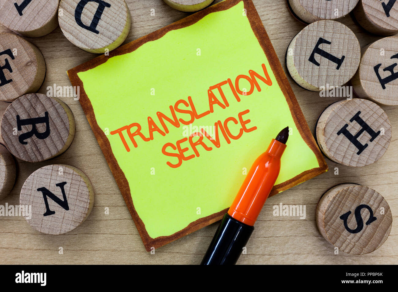 Word writing text Translation Service. Business concept for the ...