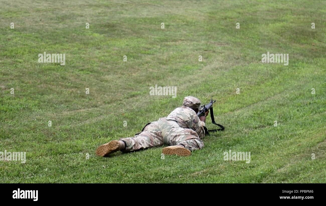 BLC student performing tactical movement during CIT (Conduct Individual ...