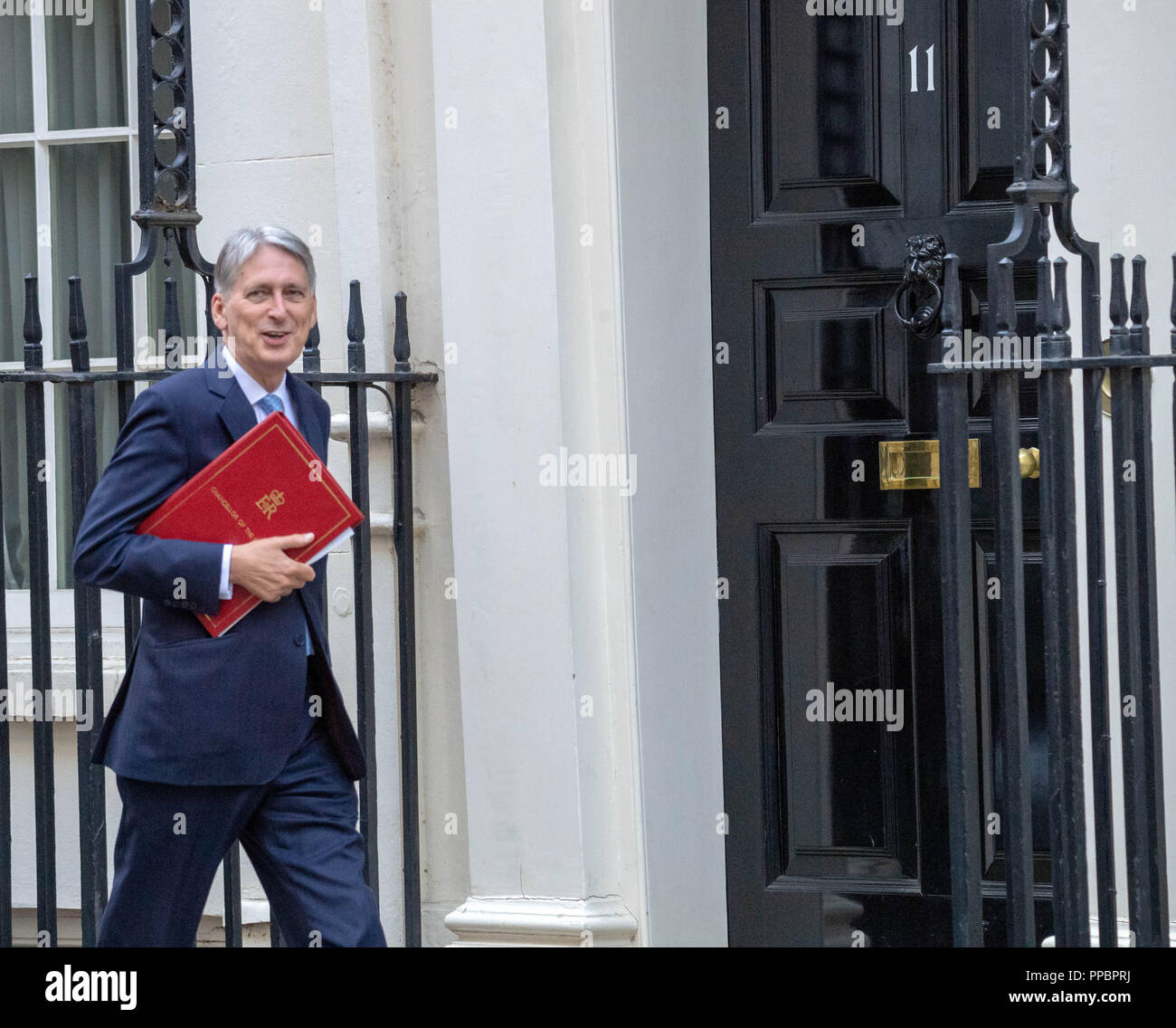 London 24th September 2018, Philip Hammond MP PC, Chancellor of the ...